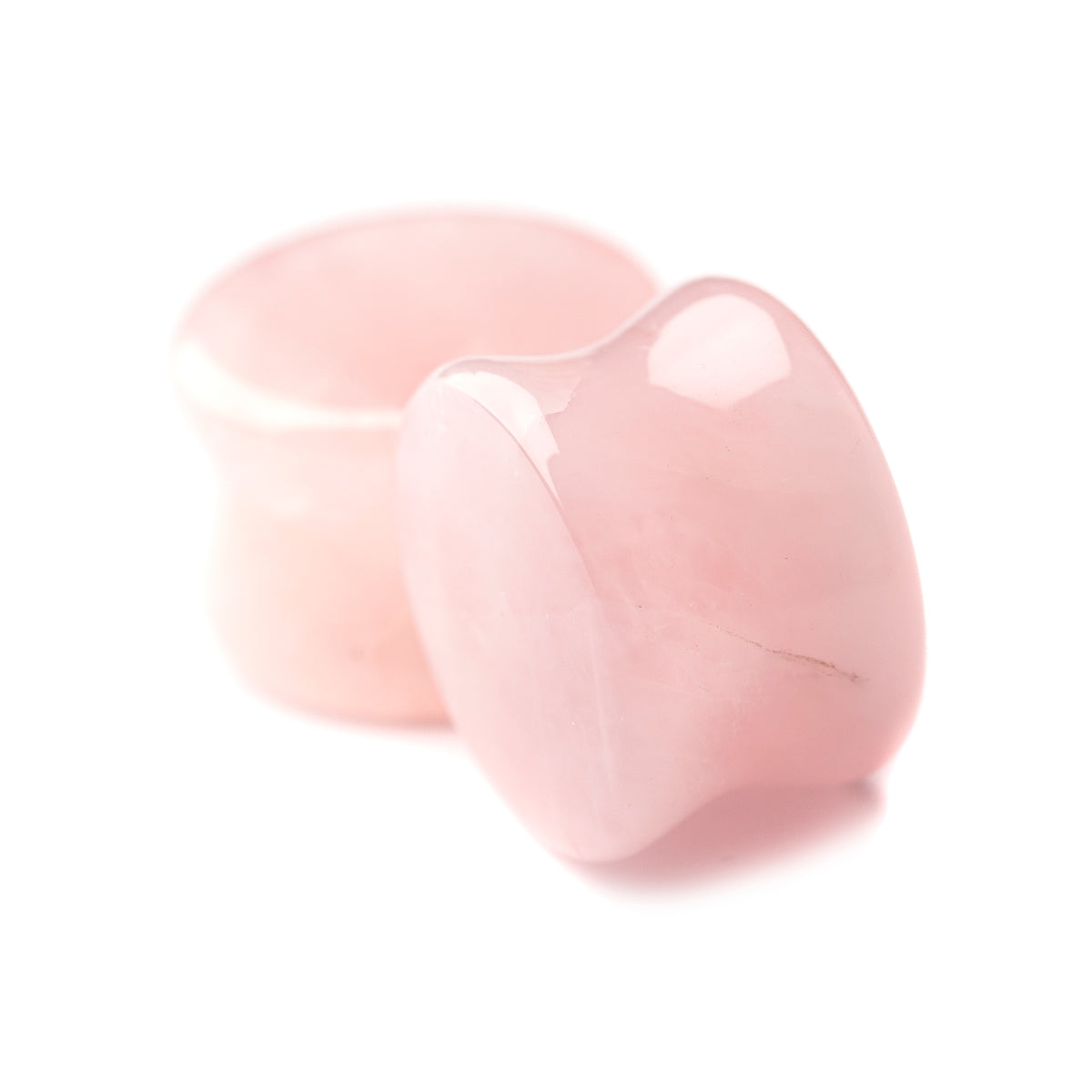 Rose Quartz Stone Ear Plug – Eros Plugs